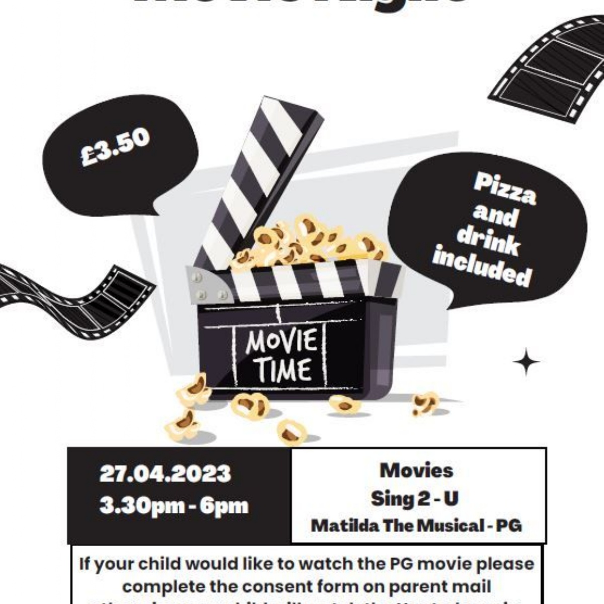 Deeping St James C.P. School - PTA Film Night!